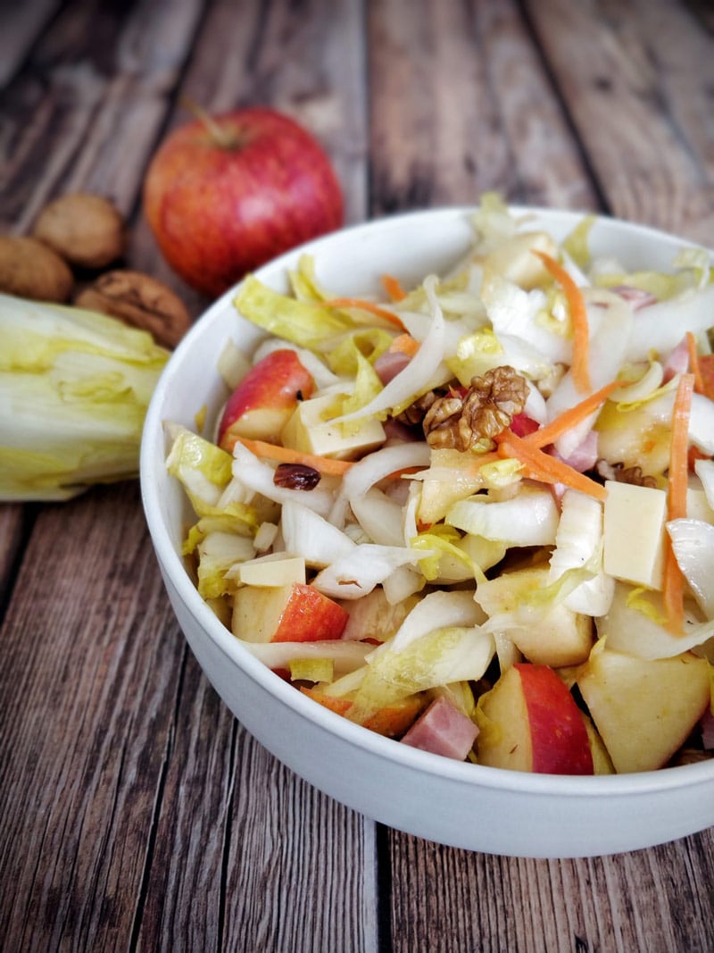 Salade rustique d’endives - Mon Assiette Gourmande par Maud J.